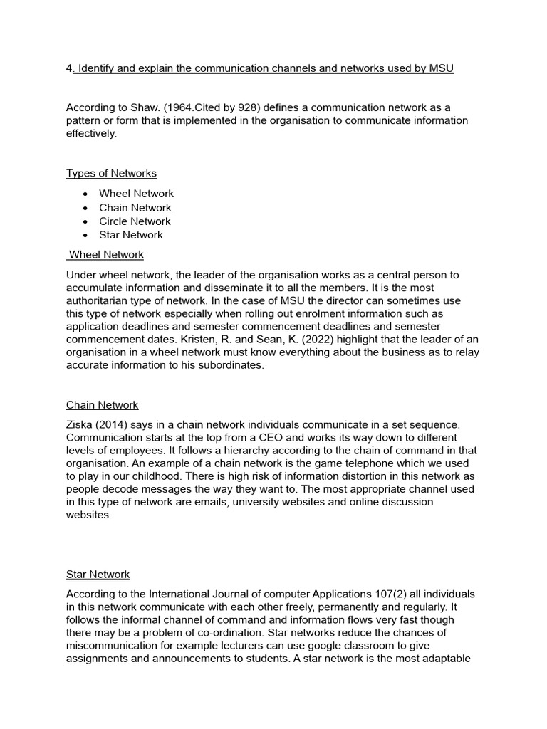 HC135 Assignment QSN 4 | PDF | Computer Network | Communication