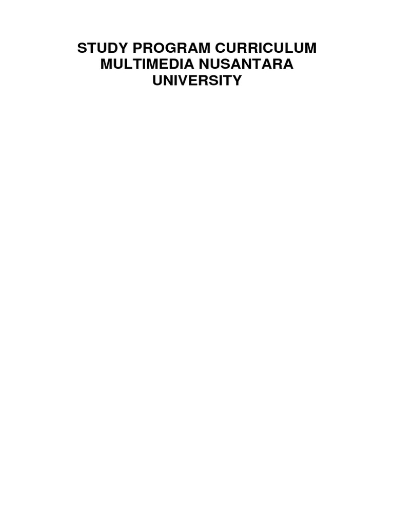 Informatics Study Program Curriculum Overview | PDF | Computer Programming | Computer Science