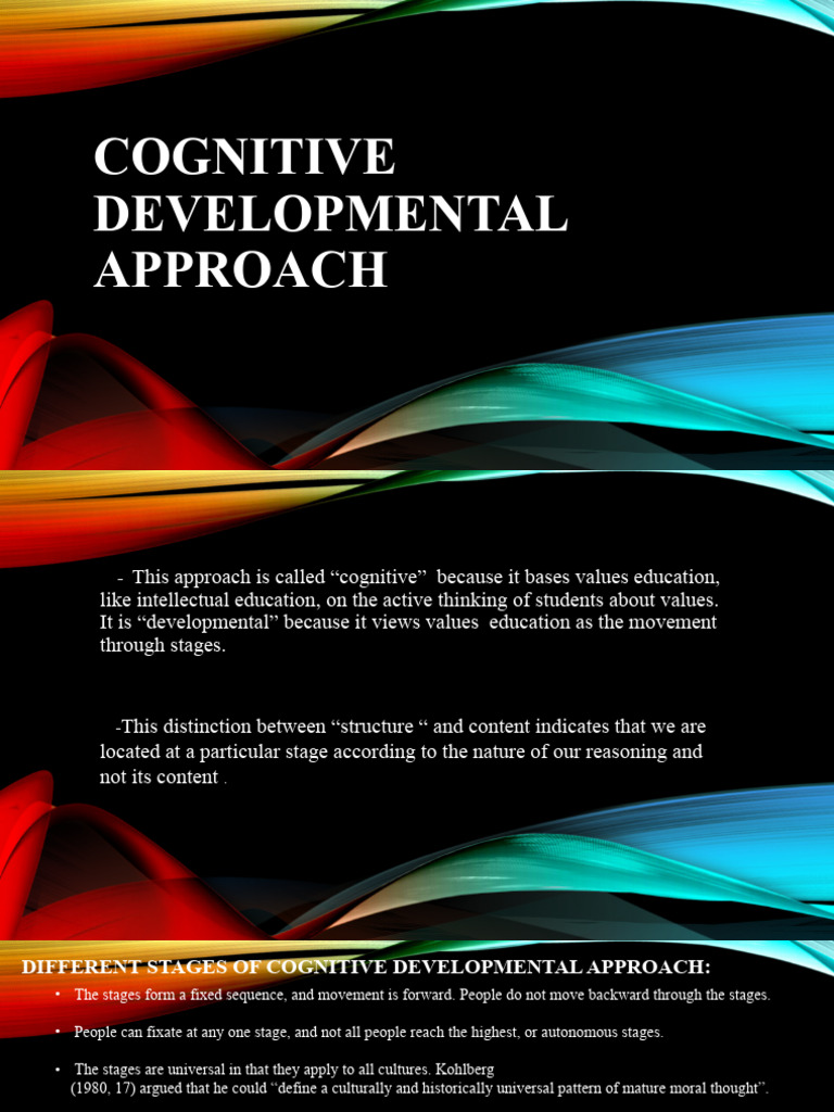 Cognitive Developmental Approach | PDF