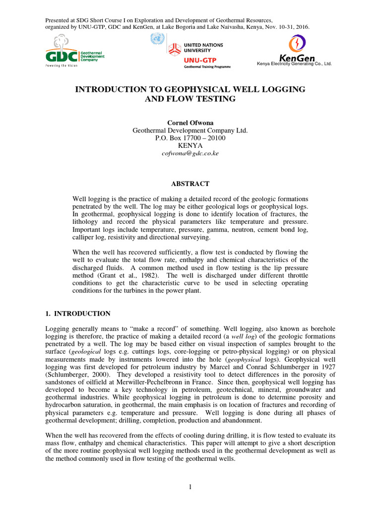 Unu GTP SC 23 0606 | PDF | Porosity | Radioactive Decay