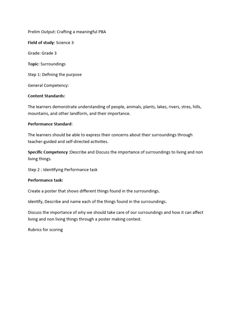 Prelim Output PBA-WPS Office | PDF | Creativity | Behavior Modification