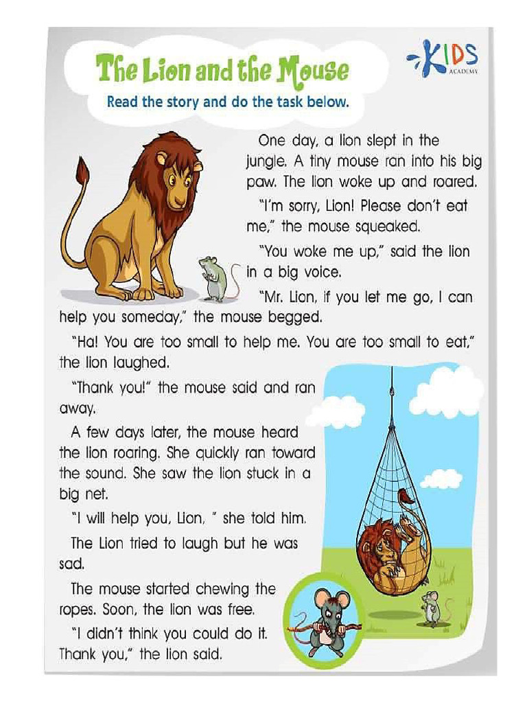 The Lion and The Mouse | PDF