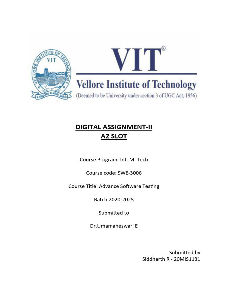 20mis1131 Ast Da2 | PDF | Systems Engineering | Application Software