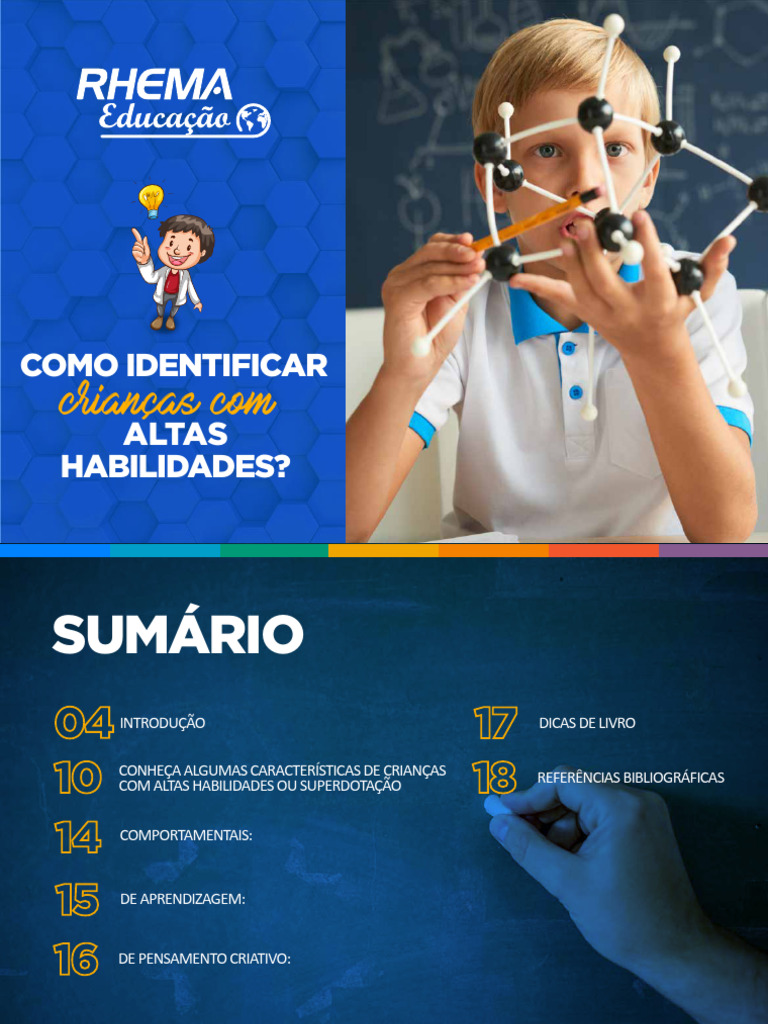 21 e Book Como Identificar Crianças Com Altas Habilidades Usados | PDF ...