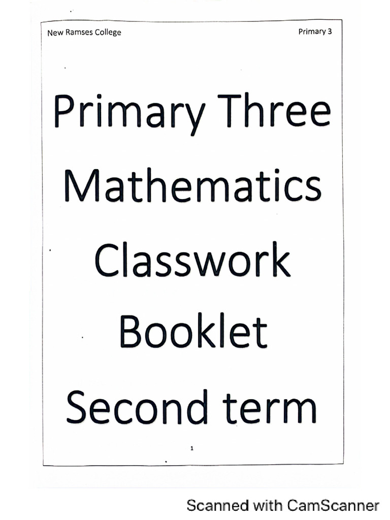 Math classwork | PDF