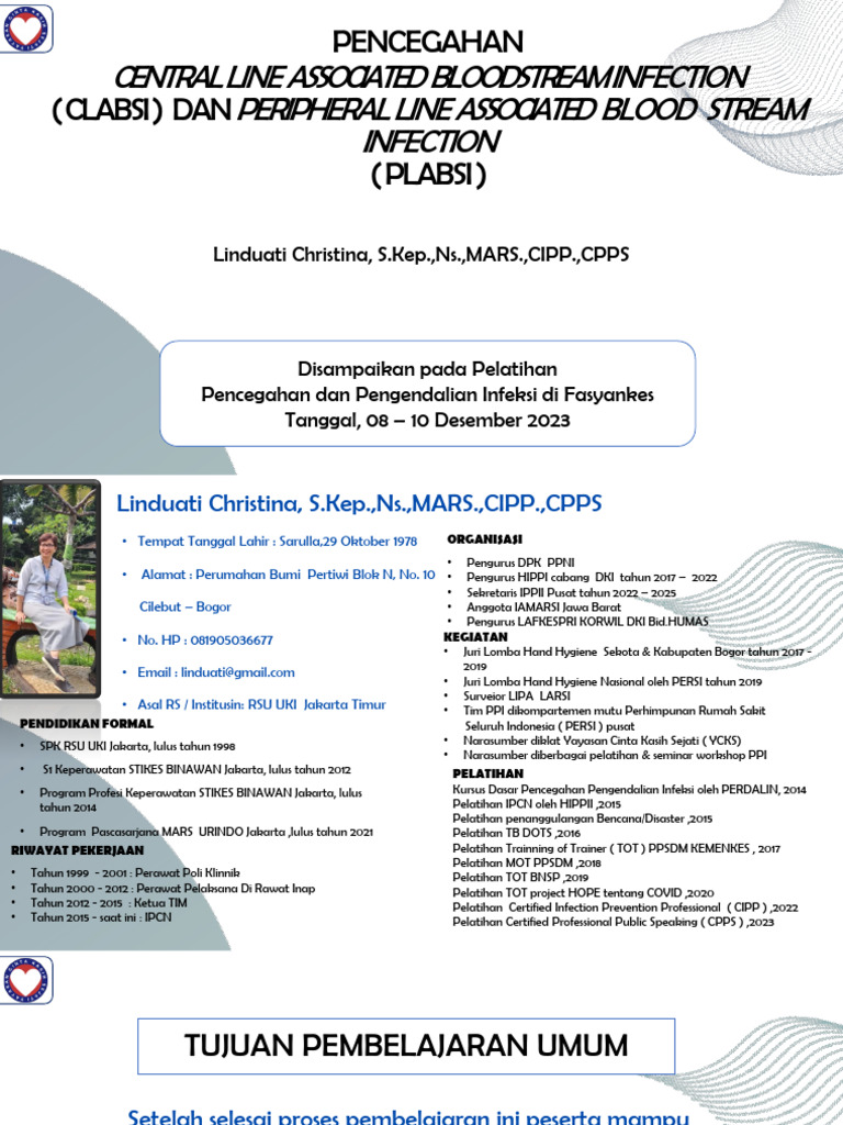 Clabsi & Plabsi | PDF | Kesehatan Holistik | Sains & Matematika