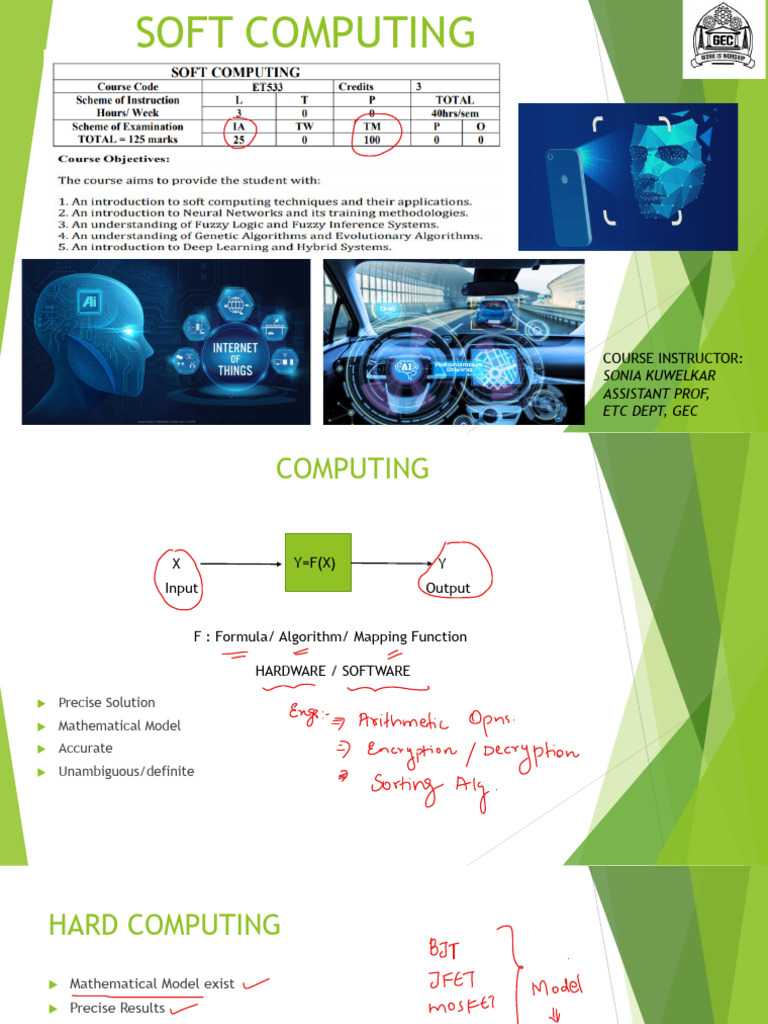 L1-Intro Soft Comp | PDF | Applied Mathematics | Artificial Intelligence