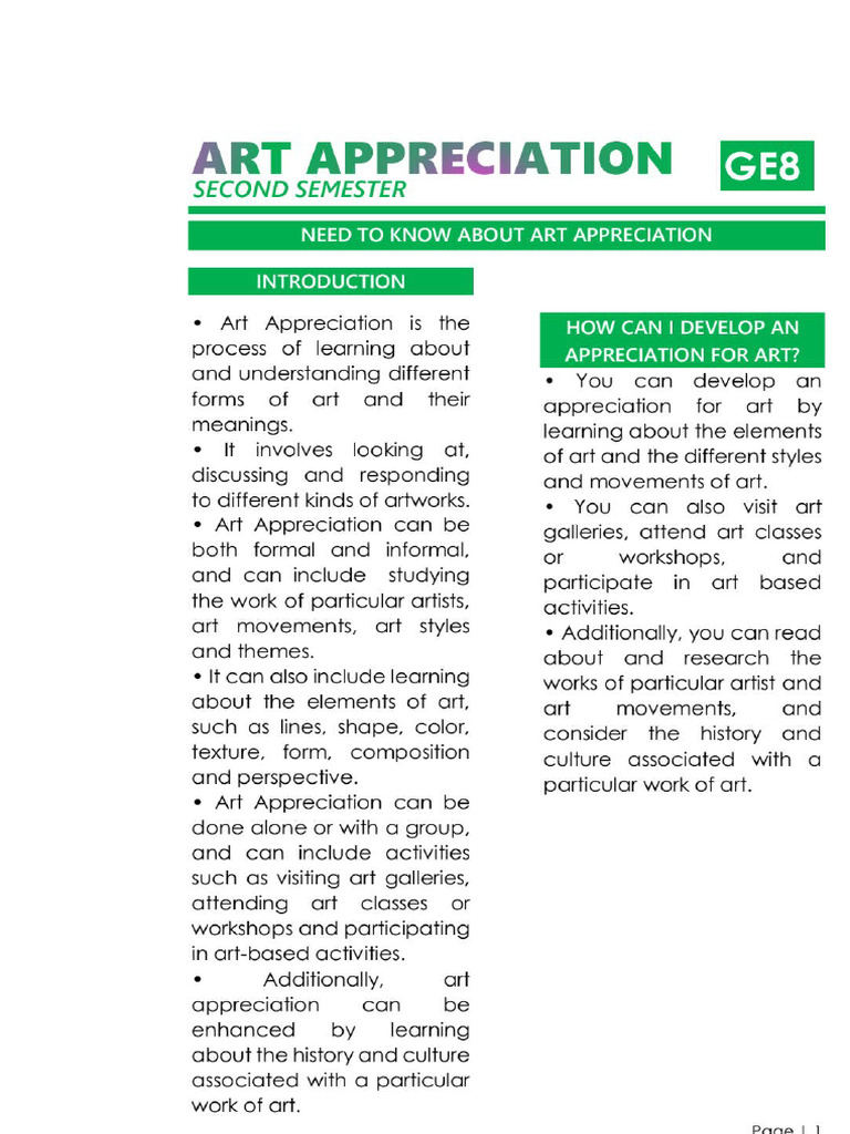 Art-Appreciation 230417 235028 | PDF