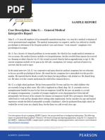 PAI Plus Clinical Interpretive Report Sample | PDF | Mental Disorder ...