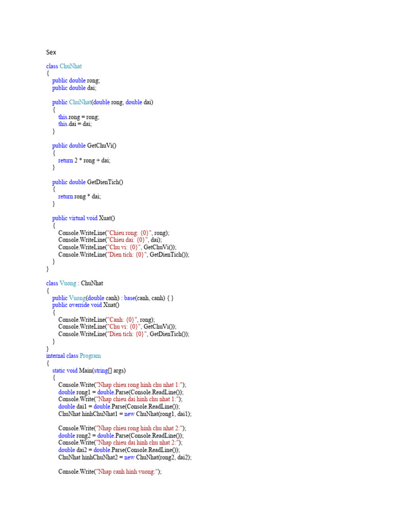 Lab 5 6 7 8 C#1 | PDF | Object Oriented Programming | Software Development