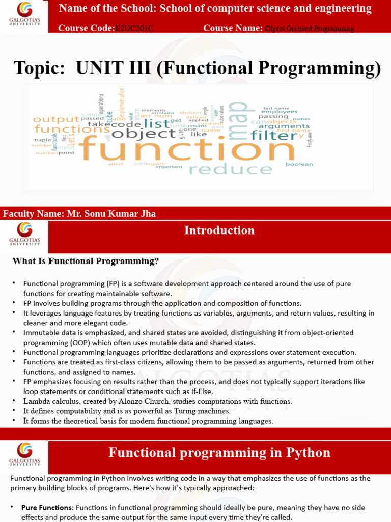 Functional Programming - Unit3 | PDF | Functional Programming | Regular Expression