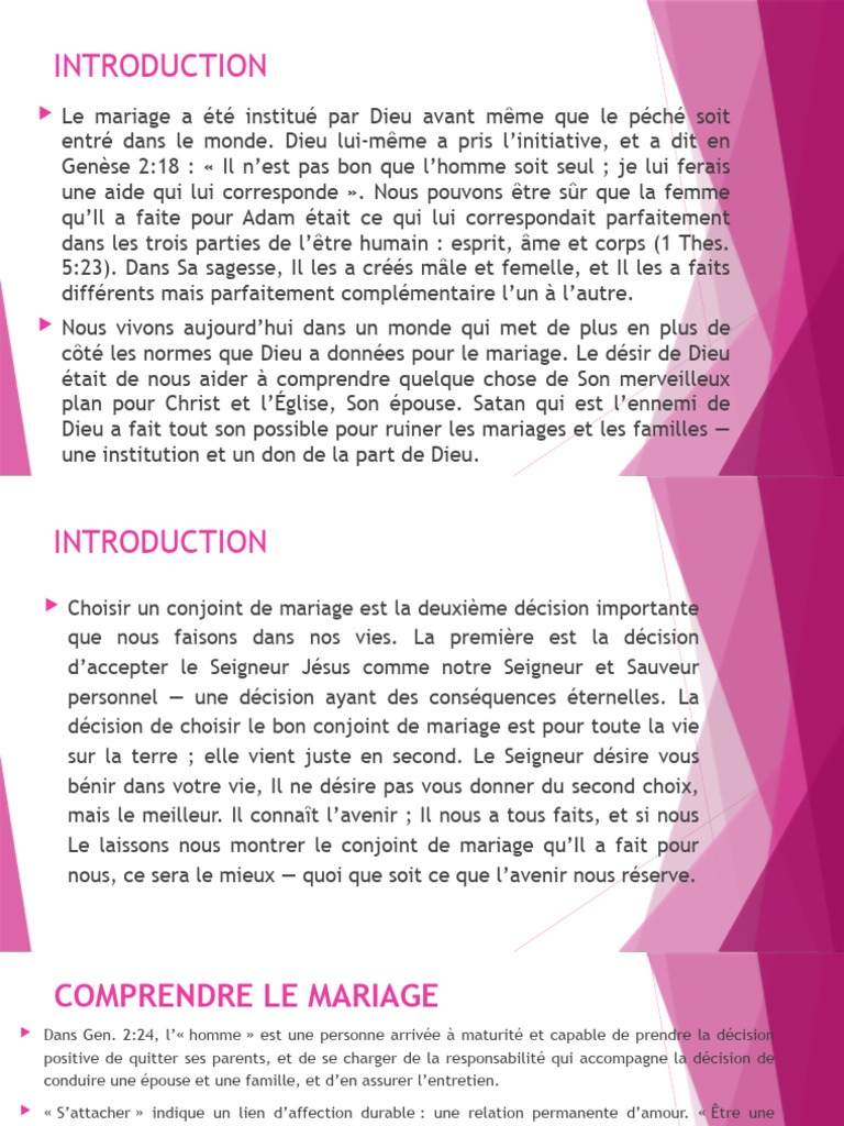 Choix Du Conjoint | PDF | Amour | Dieu