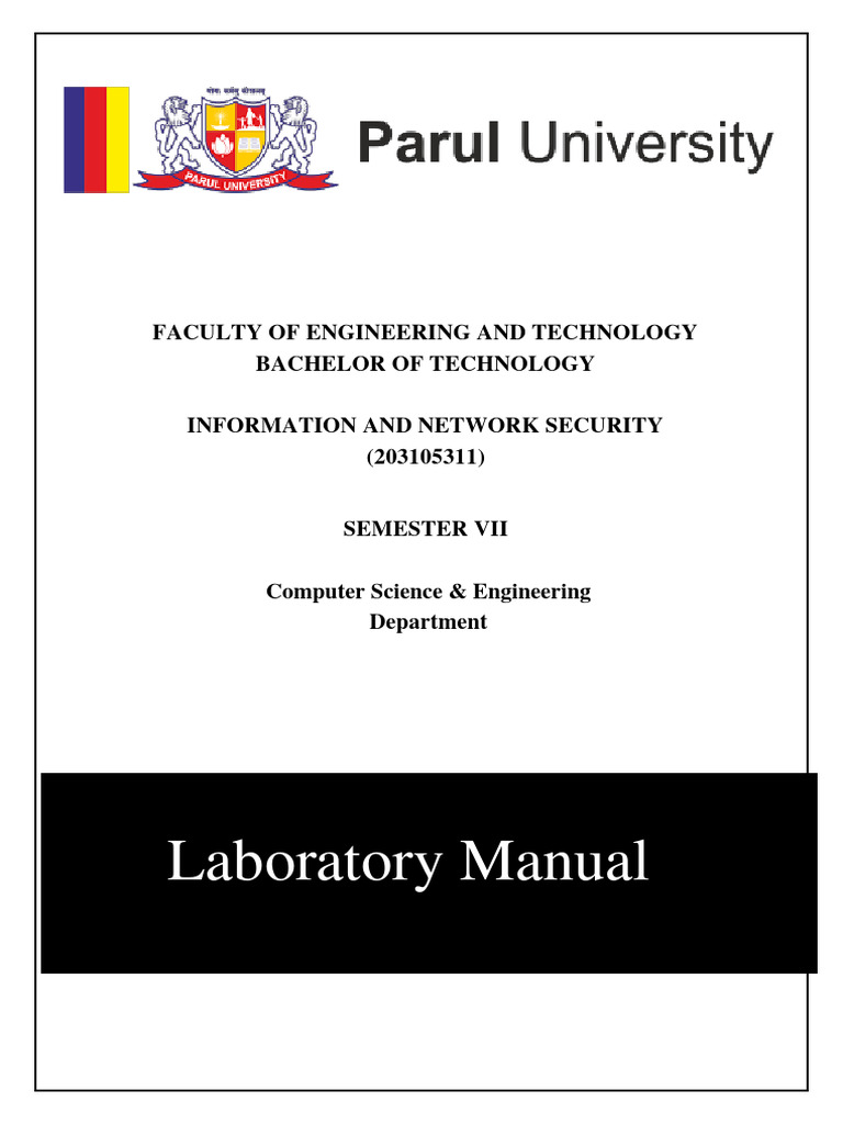 Ins Final Manual | PDF | Encryption | Cipher