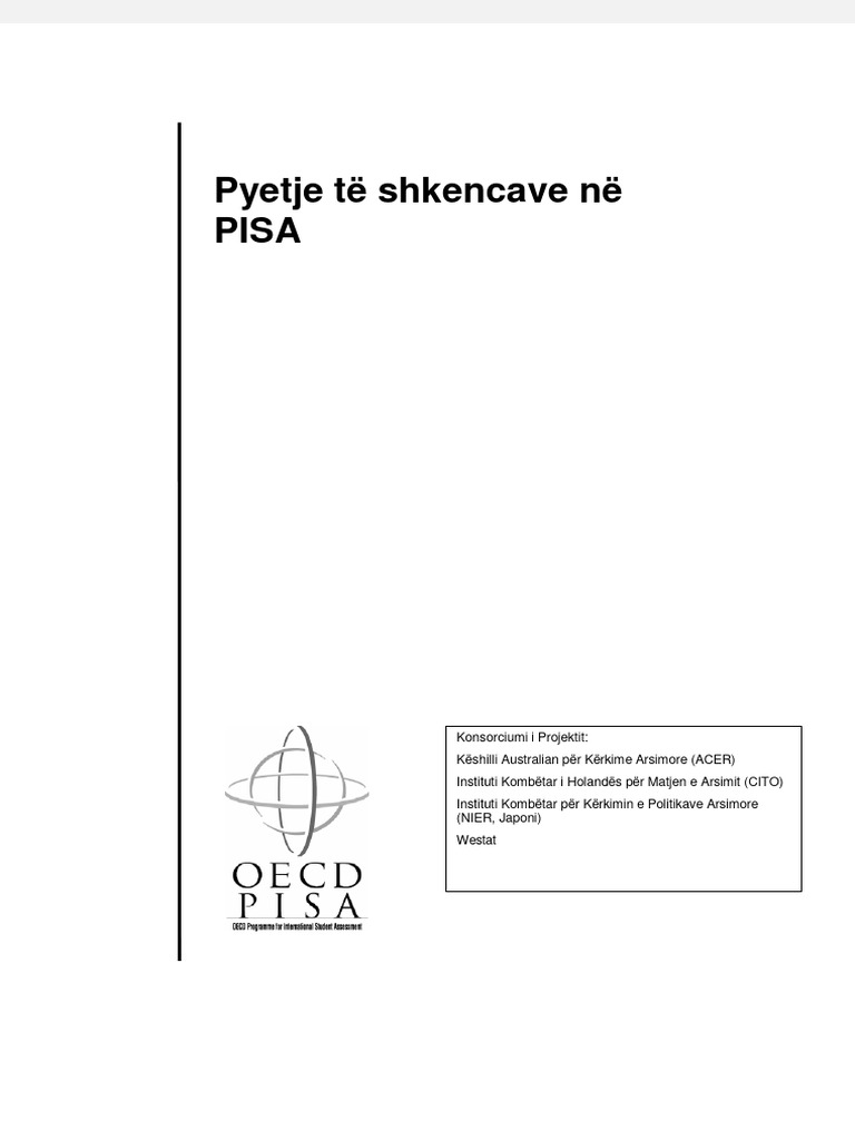 Pisa Science Items Ok Print | PDF