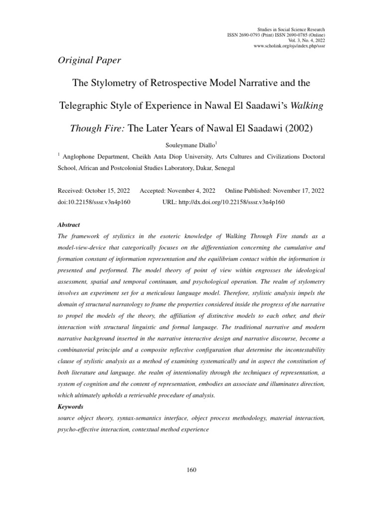 The Stylometry of Retrospective Model Na | PDF | Narrative | Cognition