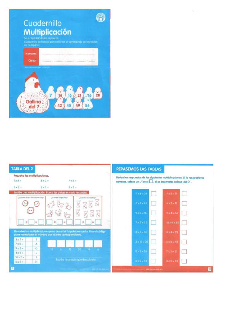 Libro Multiplicaciones | PDF