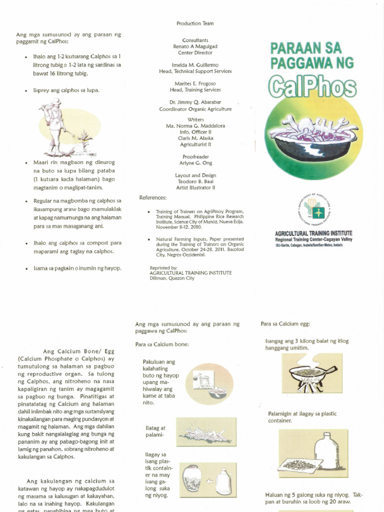 Paraan NG Paggawa NG Calphos | PDF