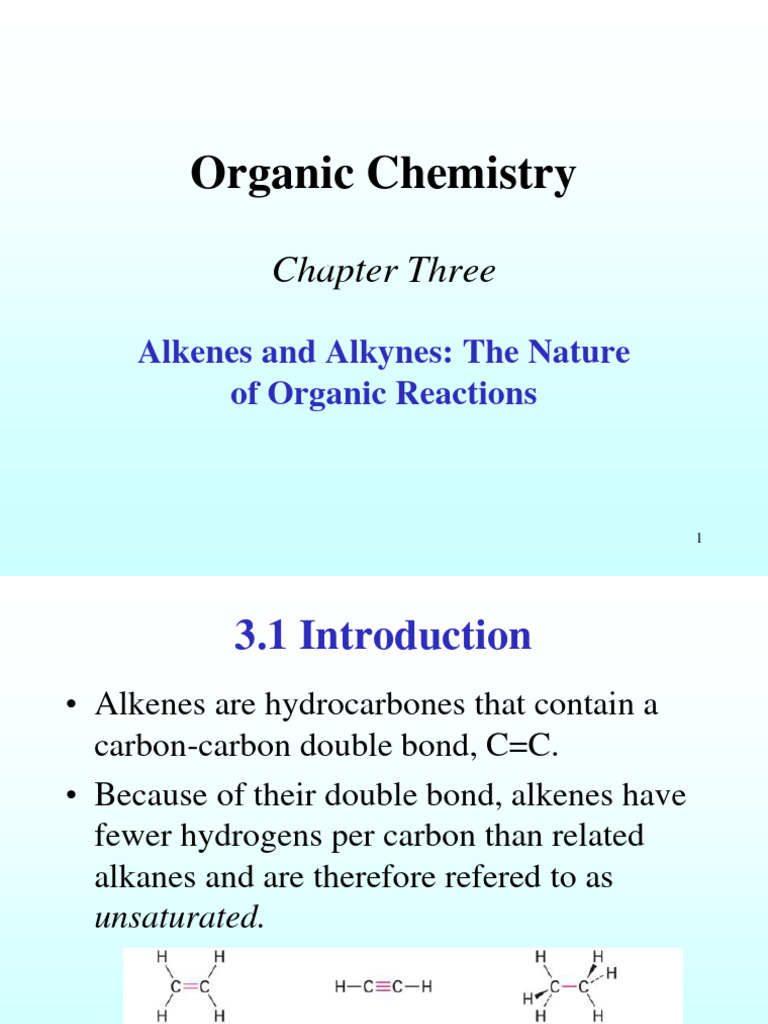 有機化學導論 CH3 | PDF