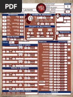 Ordem Paranormal - Ficha de Personagem Editável | PDF