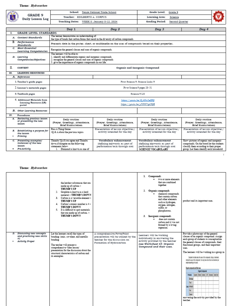 Q2 Week8 | Download Free PDF | Carbon | Hydrocarbons