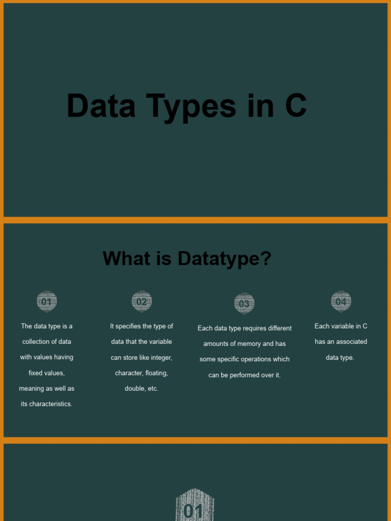 Datatypes In C Pdf Data Type Integer Computer Science