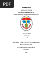 Struktur dan Analisis Antiklin Geologi | PDF | Sains & Matematika
