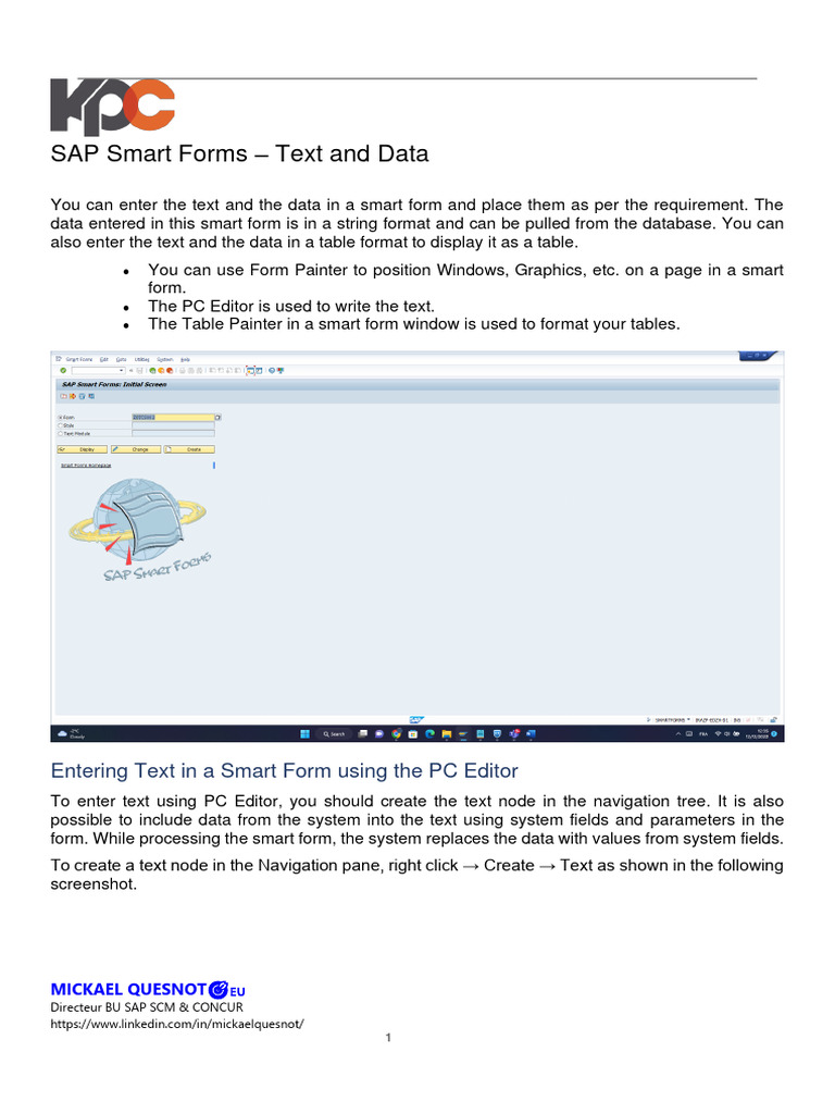 Smart Forms - Text and Data | PDF | Computer Engineering | Computing