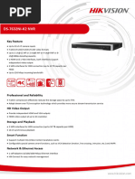 DS-8664NI-I8 - Network Video Recorders - Hikvision | PDF