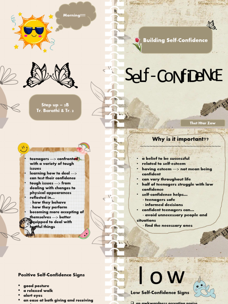 Building Self-Confidence | PDF | Self Esteem | Adolescence