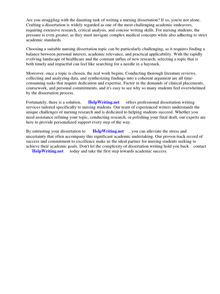 Nursing Dissertation Topics 2014 | PDF | Nursing | Health Care