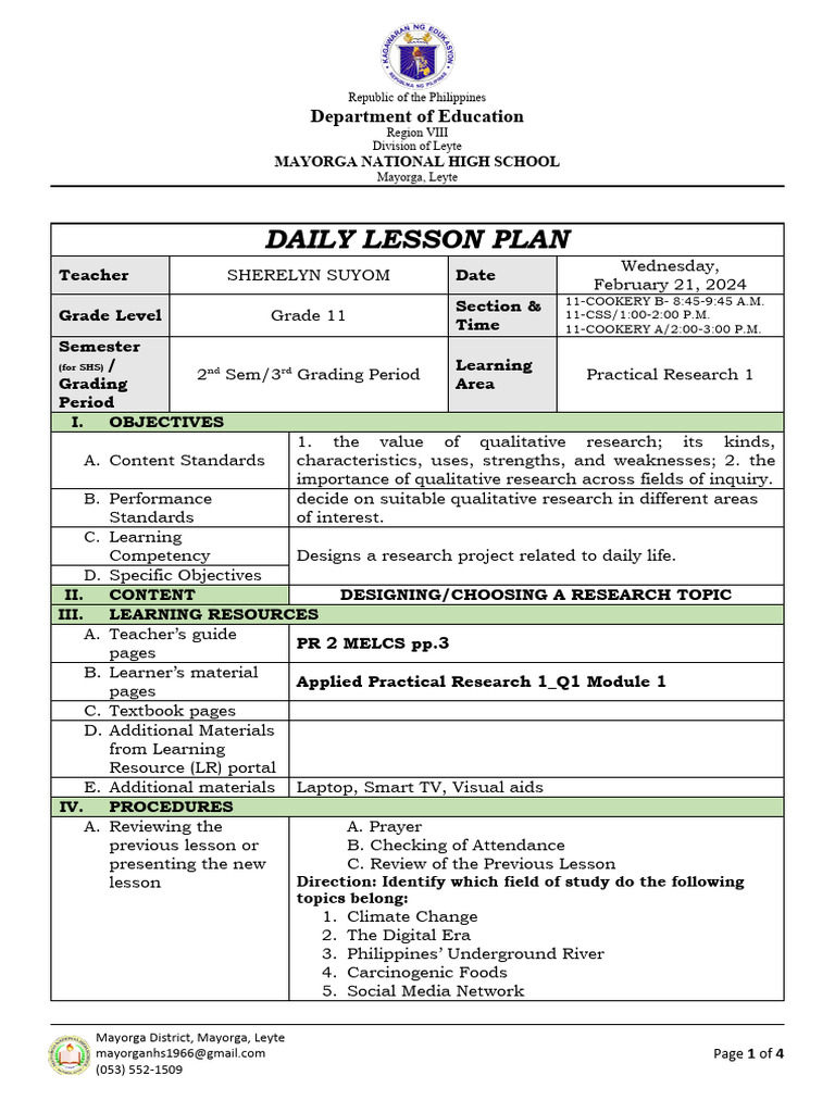 Designing Research for Daily Life | PDF | Teachers | Cognition