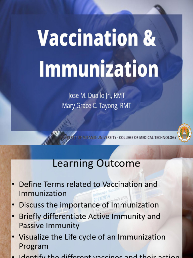 Vaccination-and-Immunization | PDF | Vaccines | Drugs