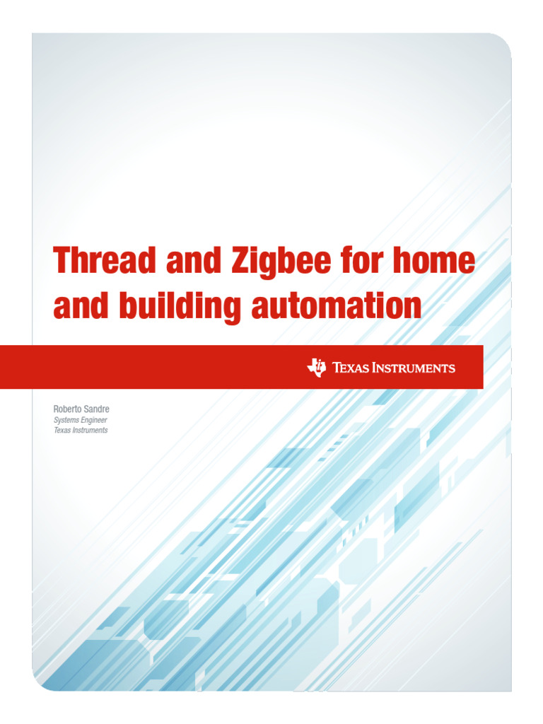 Thread and Zigbee Automation | PDF | Computer Network | Internet Protocols