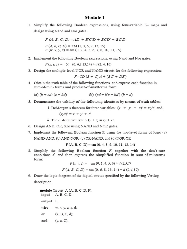 Ddco Question Bank | PDF | Logic Gate | Electronic Design