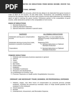 Allowable Deductions in Zimbabwe Taxation | PDF | Expense | Taxes