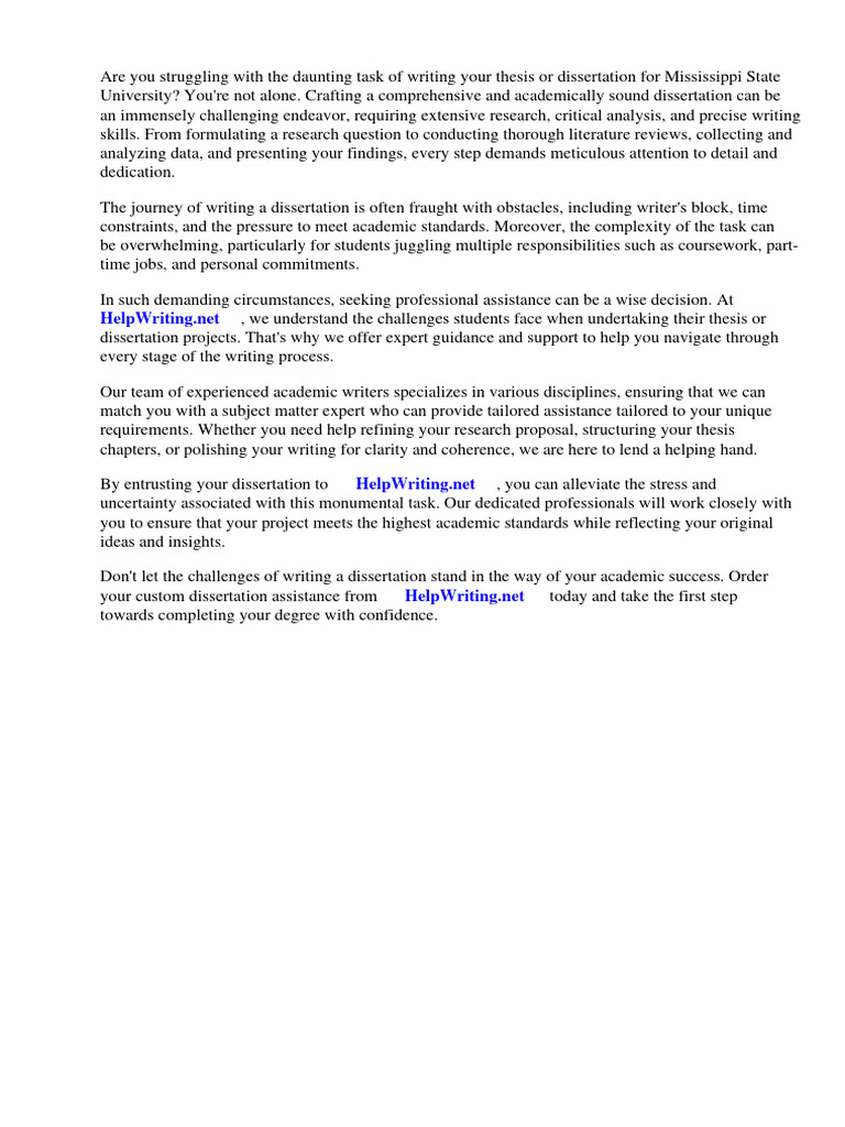 MSU Dissertation Help for Students | PDF | Thesis | Matrix (Mathematics)