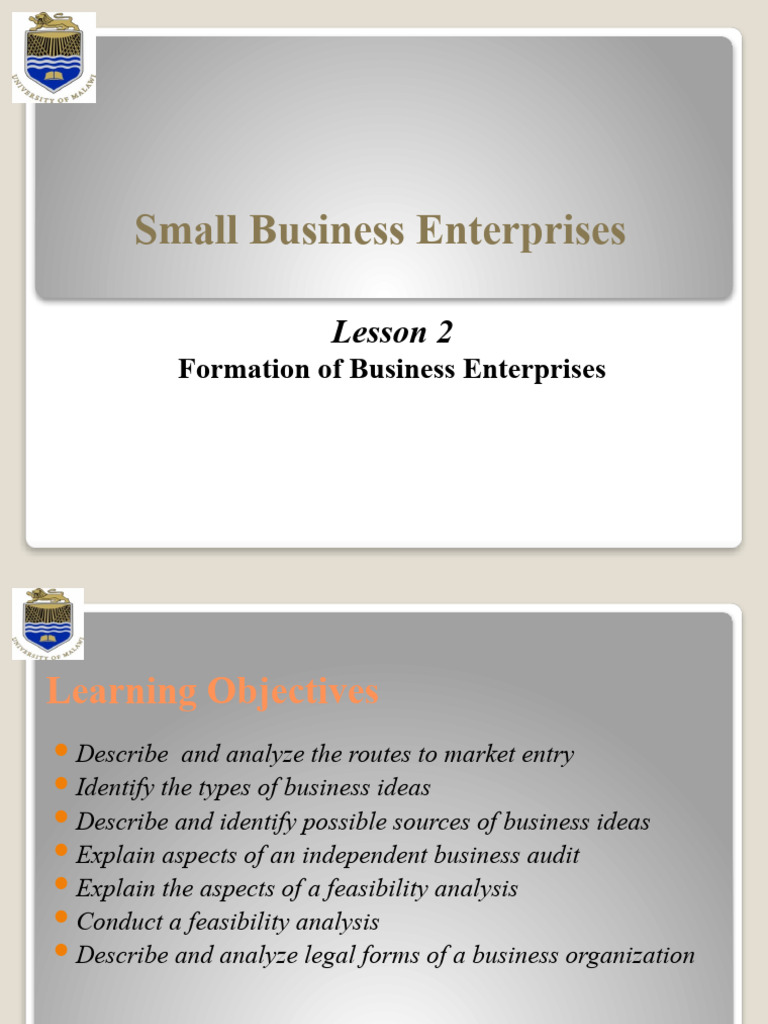 Lesson 2 Nature and Forms of Businesses | PDF | Partnership | Franchising