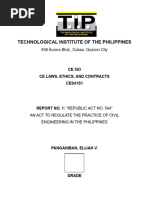 Civil Engineering Law of the Philippines | PDF | Engineer | Civil ...