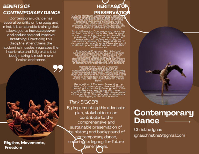 Brown Creative World City Tour Trifold Brochure | PDF | Dances | Innovation