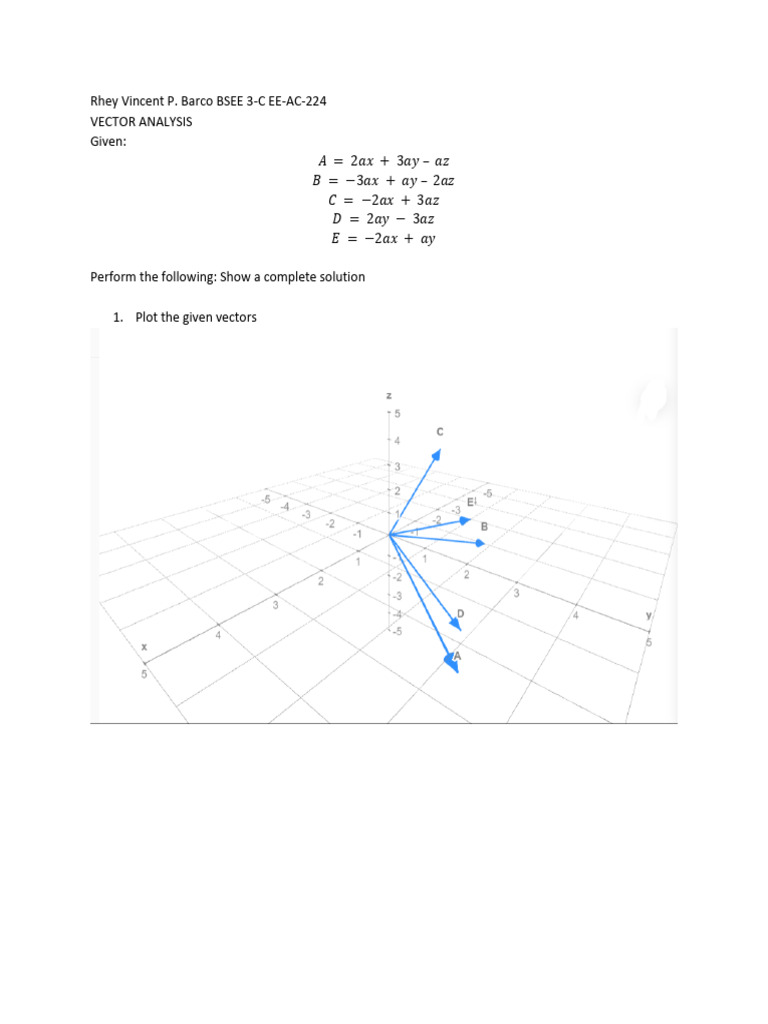 Vector Analysis Barco | PDF | Teaching Methods & Materials | Science & Mathematics
