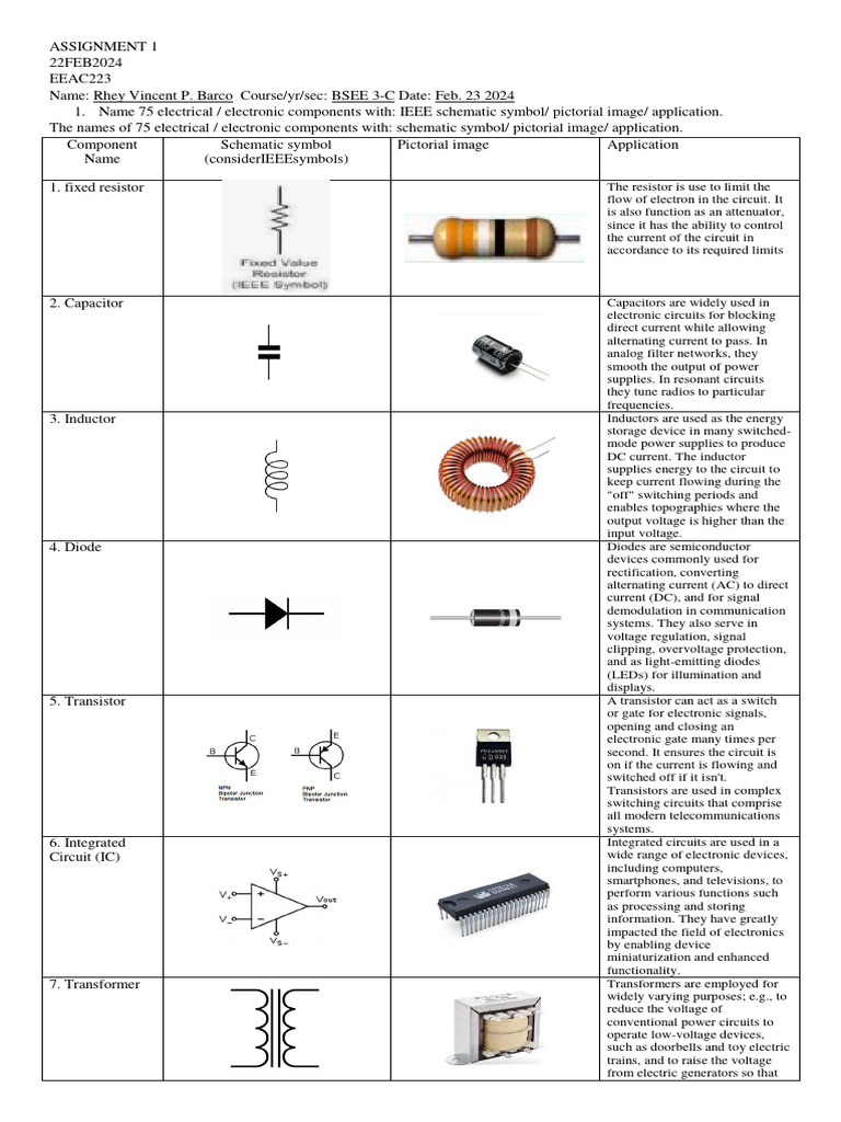Assignment1 Barco TBP | PDF | Logic Gate | Rectifier