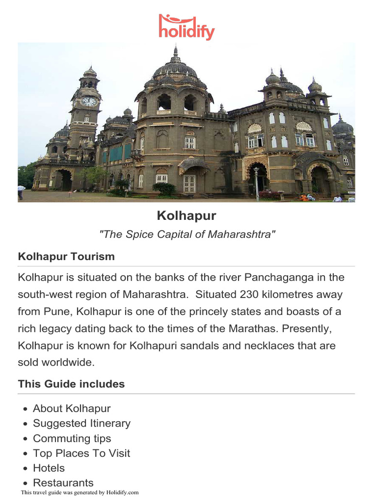 Kolhapur PDF | PDF