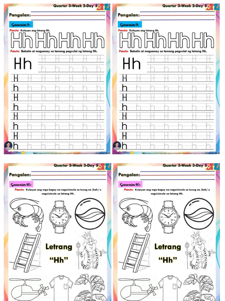 WORKSHEET Q3W3 Letrang HH | PDF