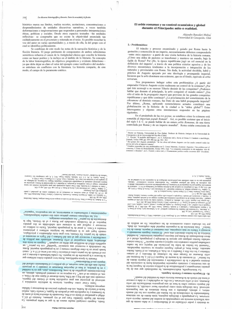 Copia de Bancalari Molina-El Orbis Romanus y Su Control Ecumenico y ...