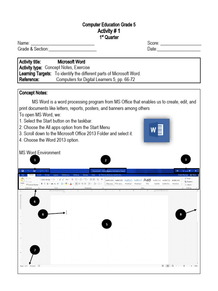 G5 - LAS_1 | PDF | Window (Computing) | Microsoft Word