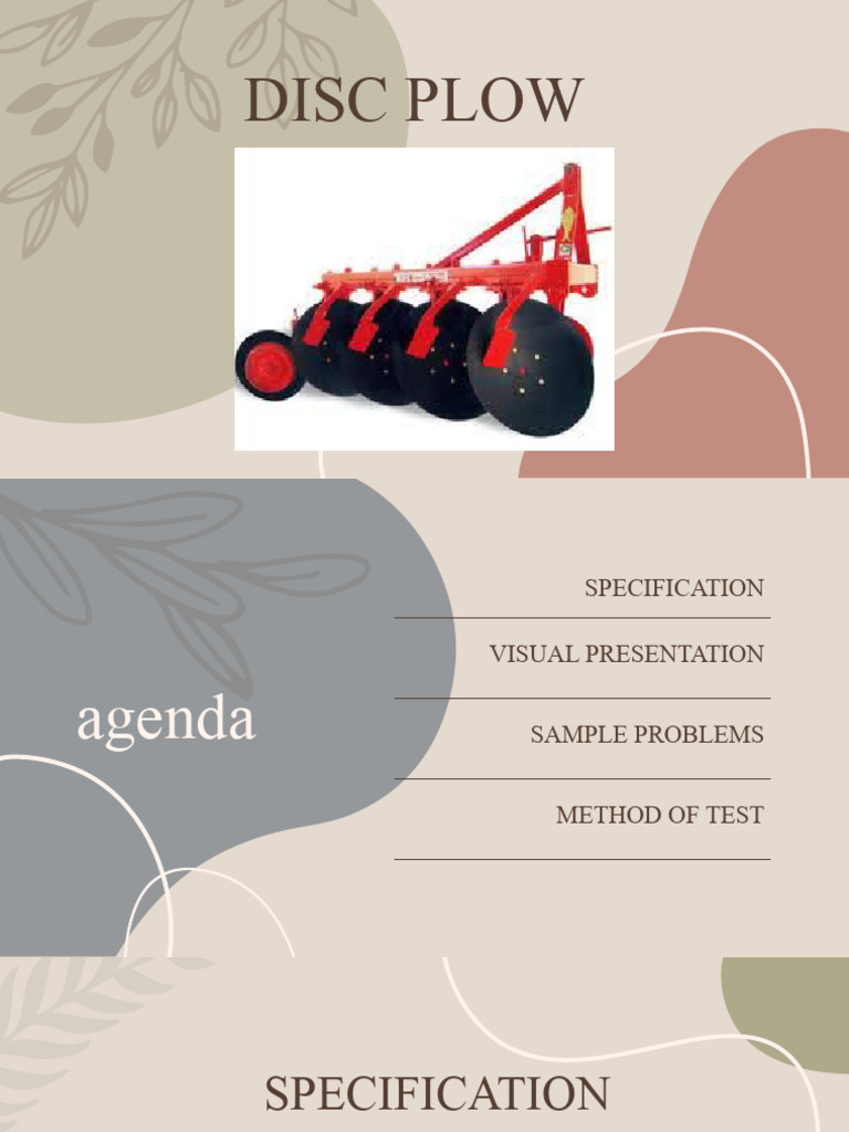 Disc Plow Balid | PDF | Plough | Tractor