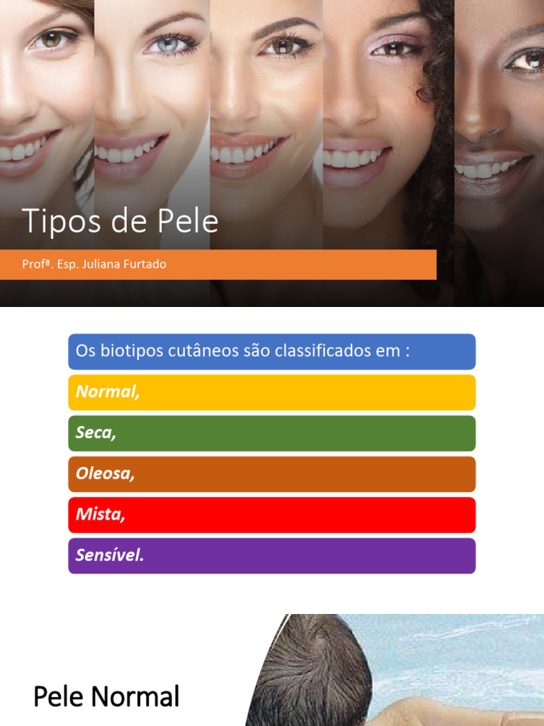 Aula 02 - Tipos de Pele | PDF | Pele