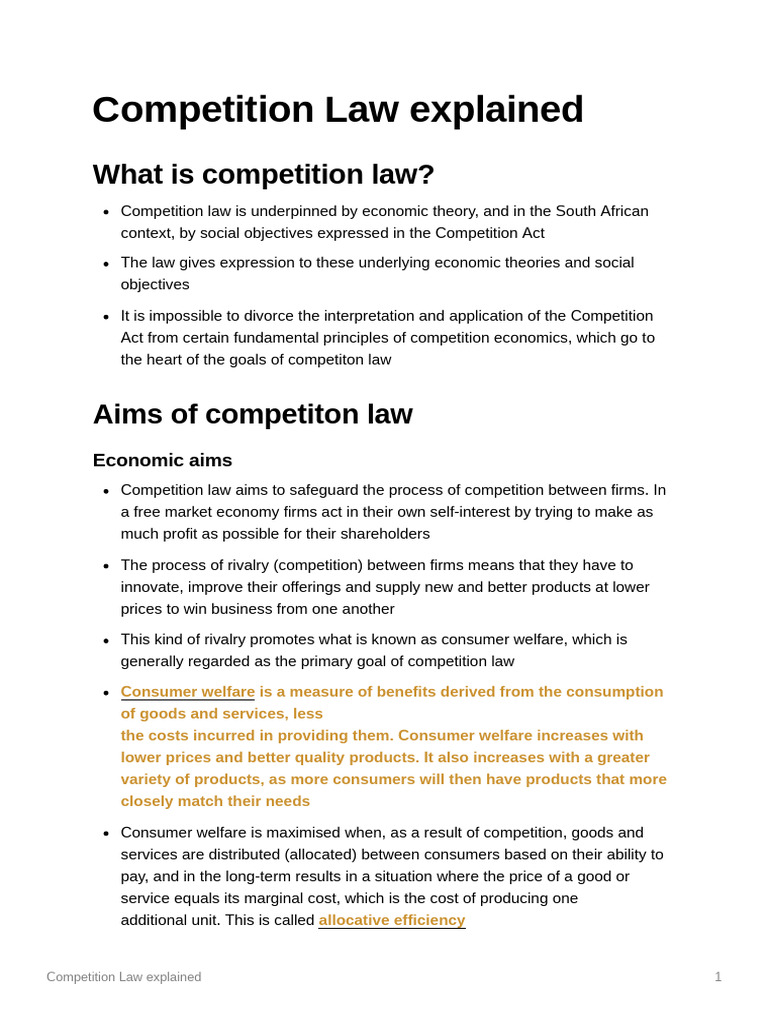 Competition_Law_explained | PDF | Monopoly | Demand