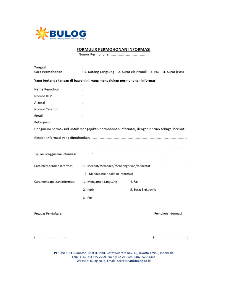 Formulir-Permohonan- | PDF