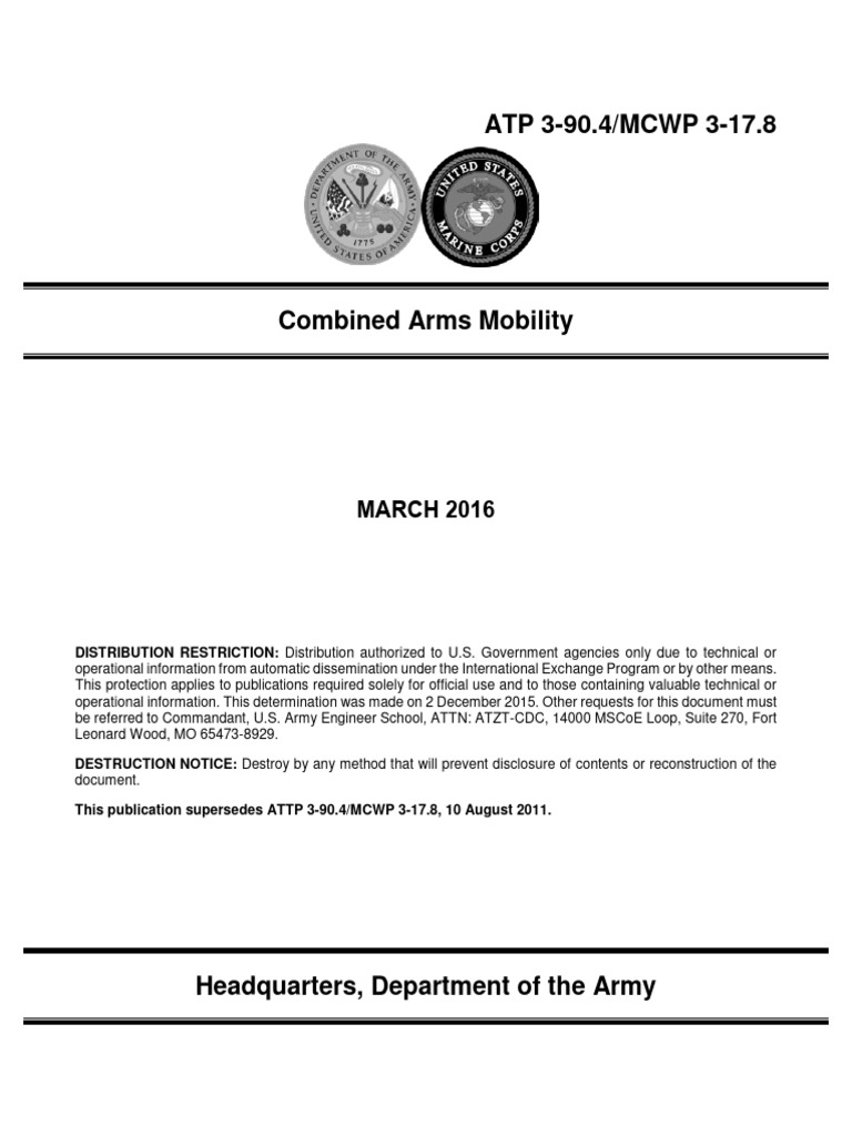 Atp3 90x4 PDF | PDF | Maneuver Warfare | Combined Arms